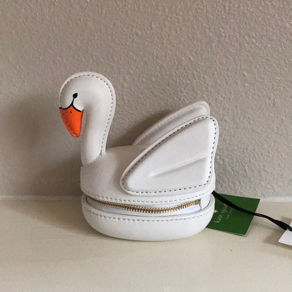kate spade | Bags | Kate Spade 3d Swan Coin Purse | Poshmark